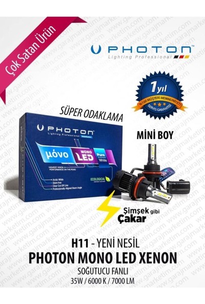 Photon Mono H11 LED Xenon - Honda Civic Fc5 Sis Far Photon Mono H11 LED Xenon - Honda Civic Fc5 Sis Far