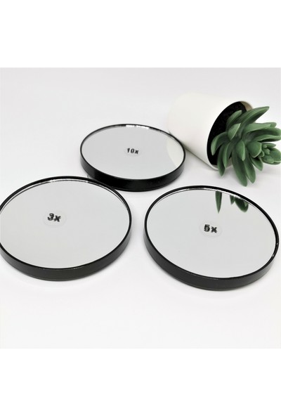 Ecrou Vantuzlu Küçük Boy Ayna 3X-5X-10X
