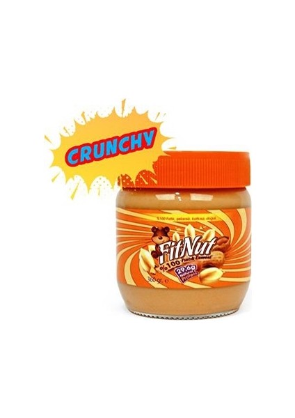 FİTNUT % 100 Parçacıklı Fıstık Ezmesi Crunchy 360 gr Fiyatı