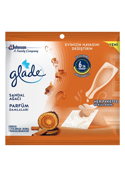 Glade Parfum Damlaları Sandal Agacı 3 ml Fiyatı