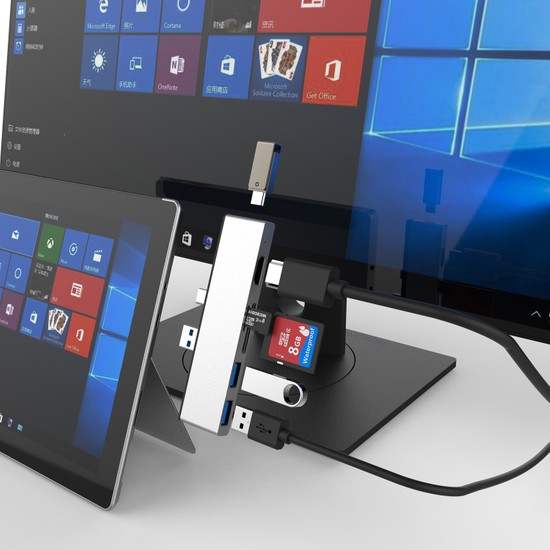 Microsoft Surface Pro 7 HDMI Çevirici USB Çoklayıcı 4K USB-C Fiyatı