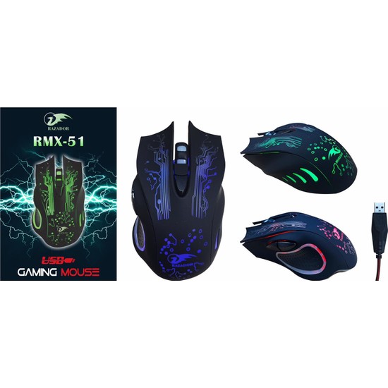Razador Rmx-51 Işıklı Gaming Oyuncu Mouse Fiyatı