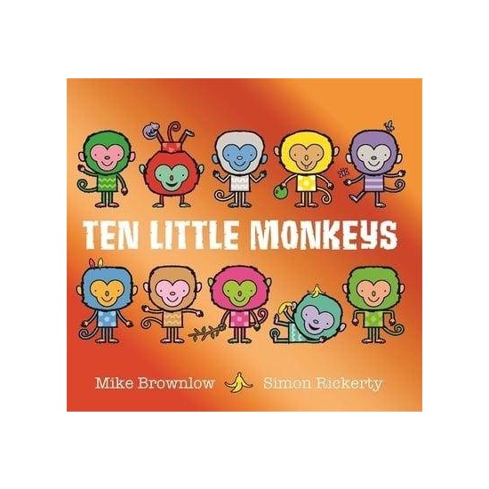 Ten Little Monkeys - Michael Brownlow Kitabı ve Fiyatı