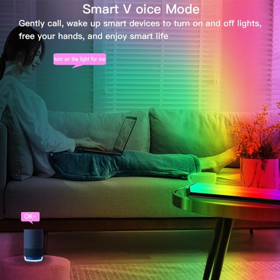 Internet Wifi Akıllı LED Işık Çubuğu Rgb Atmosfer Işığı Fiyatı