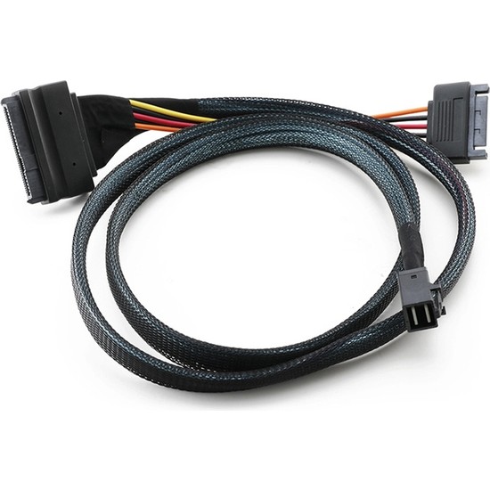 Internet 0.5m/1.5ft Mini Sas Sff 8643 - U.2 SFF-8639 Kablosu Fiyatı