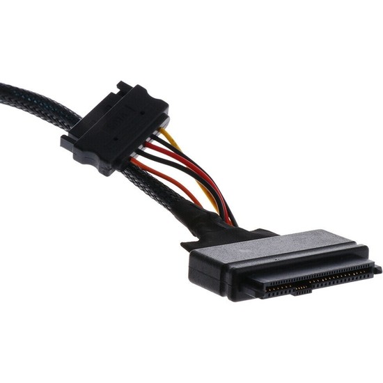 Internet 0.5m/1.5ft Mini Sas Sff 8643 - U.2 SFF-8639 Kablosu Fiyatı