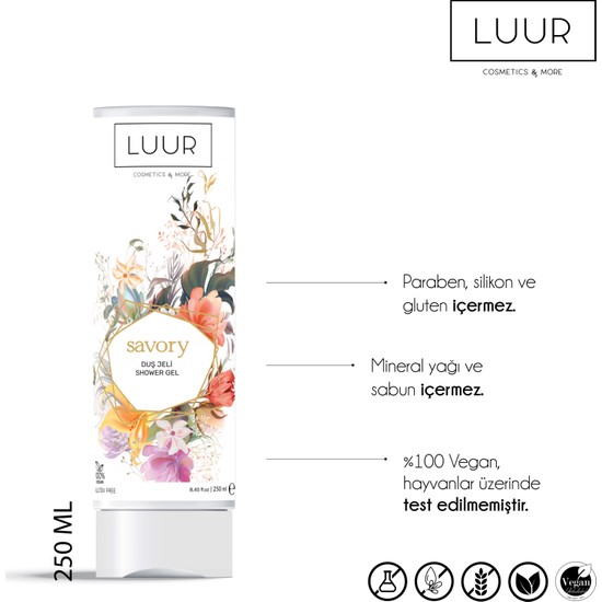 Luur Cosmetics & More Savory Duş Jeli Nemlendirici Besleyici Fiyatı