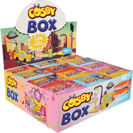 Cosby Box Oyuncaklı Sakız x 48 Adet Fiyatı - Taksit Seçenekleri