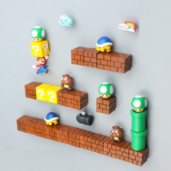 Qiuhong Shop 25 Bilgisayar Stili 3D Süper Mario Reçine Fiyatı