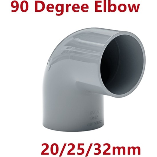 Luoditong Shop 90 Derece Dirsek Stili Kimlik 20MM Gri mm Pvc Fiyatı