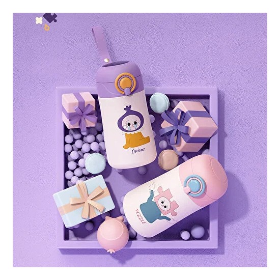 Kuang Biao 400 Ml. Paslanmaz Çelik Taşınabilir Yalıtımlı Fiyatı