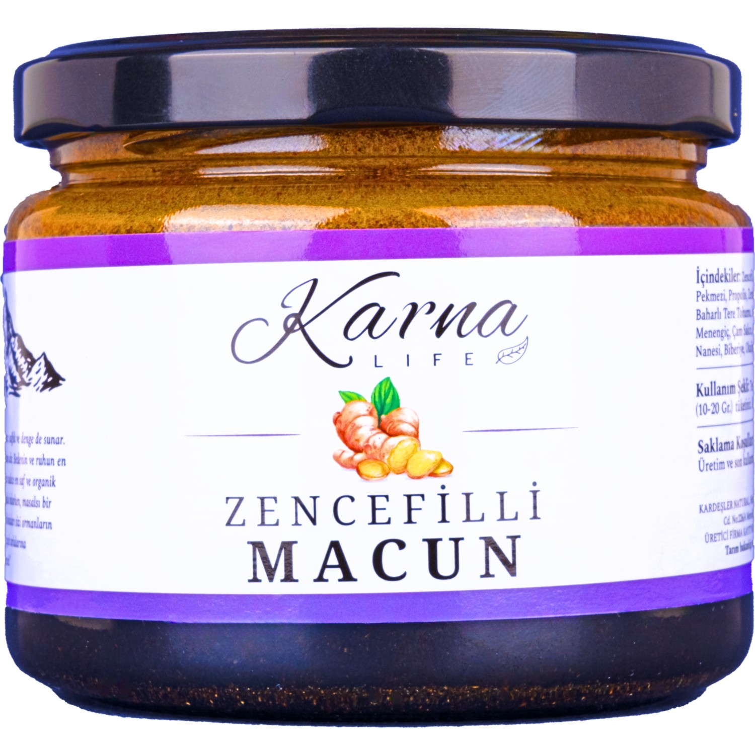 Karna Life Zencefilli Macun Ballı ve Andız Pekmezli 400 gr Fiyatı