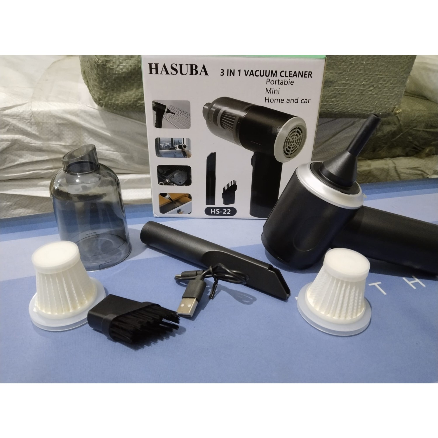 Hasuba Mini Vakumlu Araç Süpürgesi El Süpürgesi Şarjlı Çok Fiyatı