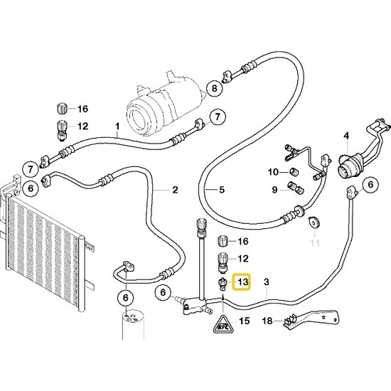 Behr Bmw ve Mini Behr Klima Basınç Müşürü 64539181464 Fiyatı