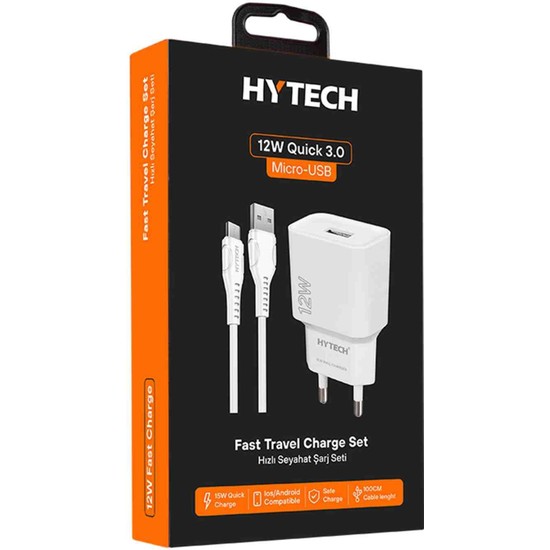 Hytech 12W 5V 2,4 A Micro Sarj Aleti Takım Fiyatı
