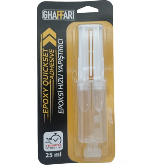GHAFFARİ Epoksi Hızlı Yapıştırıcı 25ml Fiyatı - Taksit Seçenekleri