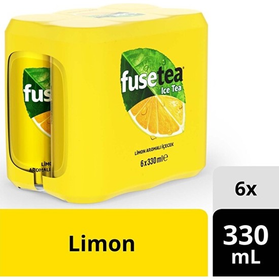 Fuse Tea Soğuk Çay Limon Aromalı Içecek 6X330 ml Kutu Fiyatı