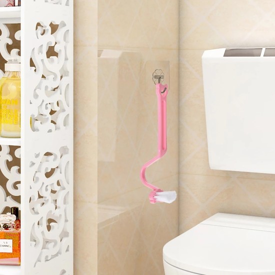 Zhaowen Shop Pembe Tarzı S Şekli Tuvalet Temizleme Fırçası Fiyatı