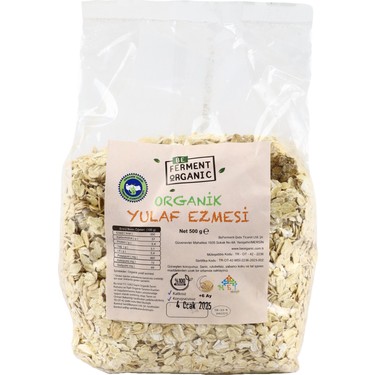 Yulaf Ezmesi 500 Gr ORGANİK YULAF EZMESİ I ORGANİK YULAF EZMESİ I
