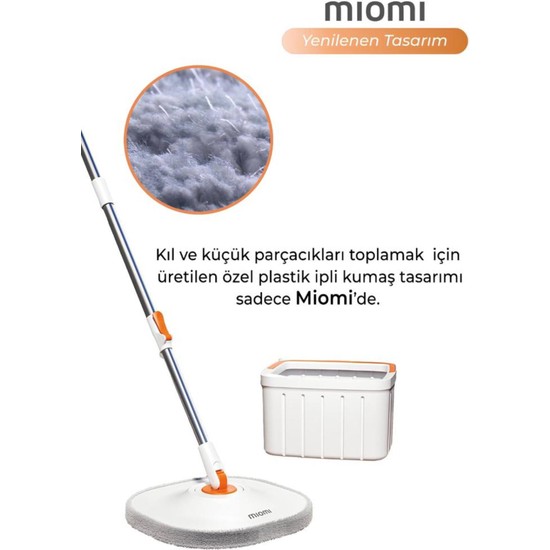 Miomi Mop Temiz&kirli Su Ayıran Yedek Moplu Otomatik Fiyatı