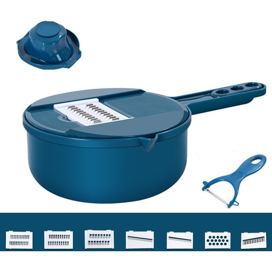 Chunkyated Çok Fonksiyonlu Mutfak Manuel Sebze Rendesi (Yurt Fiyatı