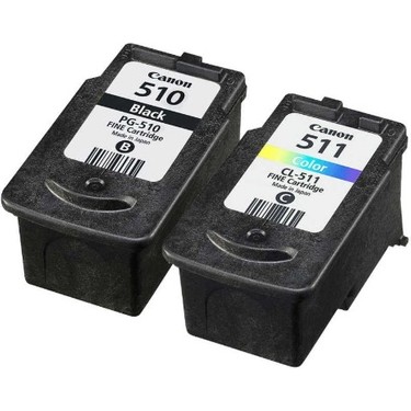 Canon PG 510 CL 511 Siyah ve Renkli Orjinal Multi Paket