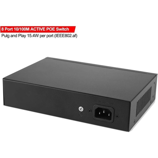 Primex PX-1010B 8 Port 10/100M Poe Switch, Ip Kamera Poe Fiyatı