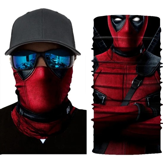 Chaoduo Shop B03 Stili Film Deadpool Bandana Kafatası Dikişsiz ...