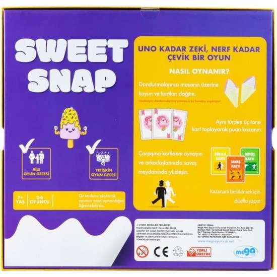 Mega Oyuncak 01762 Mega, Sweet Snap Kutu Oyunu Fiyatı