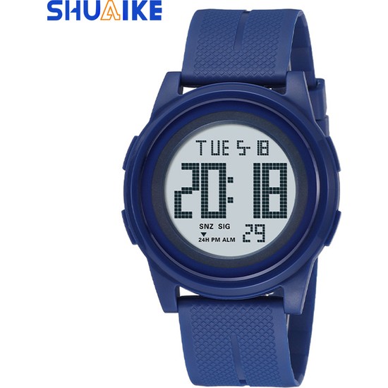2xudc Mavi Analog Dijital Saatler Ünlü Shuaike Markaları 1055 Düşük ...