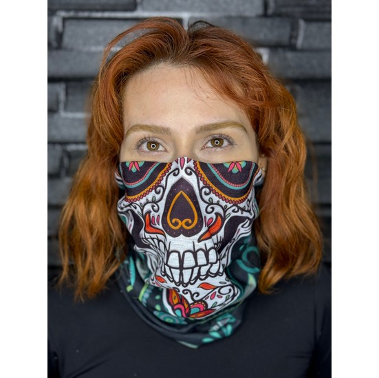 Motobros Desenli Kuru Kafa Baf Buff Bandana Boyunluk Fiyatı