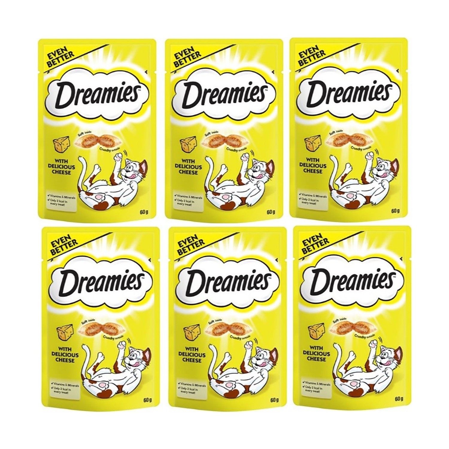 Dreamies Cheese Peynirli Kedi Ödül Maması 60 gr x 6 Adet Fiyatı