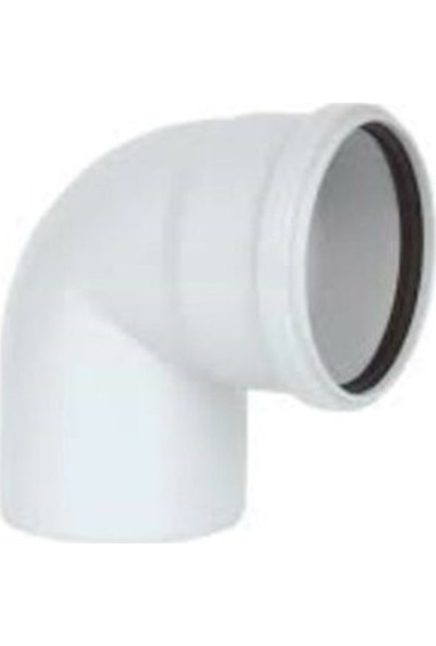 Fırat 200 x 90 Derece Pvc Dirsek