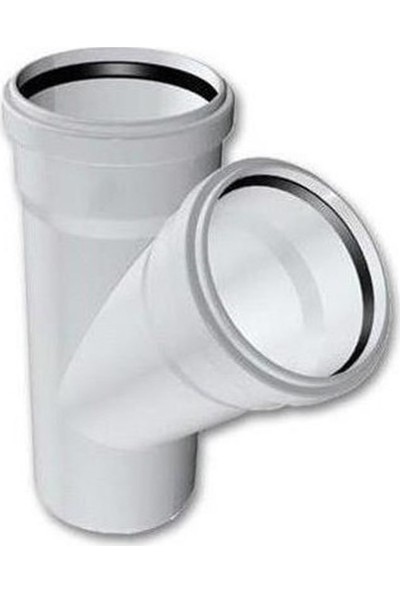 Fırat 125 x 100 mm Pvc Tek Çatal