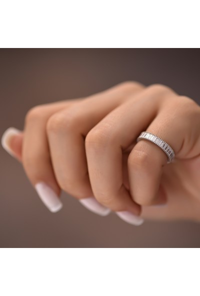 Ayyıldız Kuyumculuk Kadın Baget Tamtur Altın Yüzük