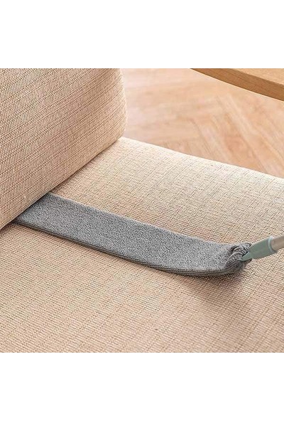 Anka Mikrofiber Portatif Toz Temizleme Fırçası Yatak Altı Süpürgesi Temizlik Fırçası
