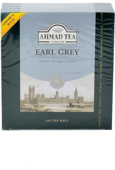 Ahmad Tea Early Grey Tea Bergamotlu Sallama Poşet Çay 100'LÜ Ahmad Tea Early Grey Tea Bergamotlu Sallama Poşet Çay 100'LÜ
