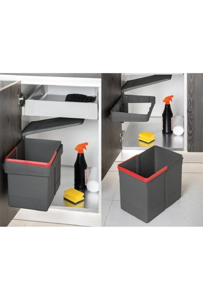 Metali Kapağa Monte Çöp Kovası Metali Kapağa Monte Çöp Kovası