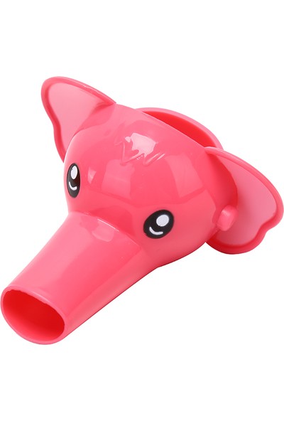 Okyanushop Pembe Fil Figürlü Musluk Uzatma Başlığı