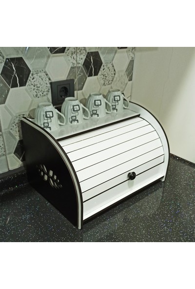 Adım Shops Beyaz Ekmeklik-Mdf Lazer Kesim