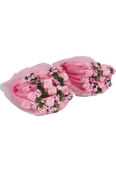 Kına Atölyesi Kına Nedime Tacı Çiçekli 10 Adet