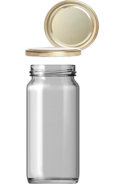 Paşabahçe Cam Kavanoz Gold Kapak 244 cc. Baharatlık 20 Adet