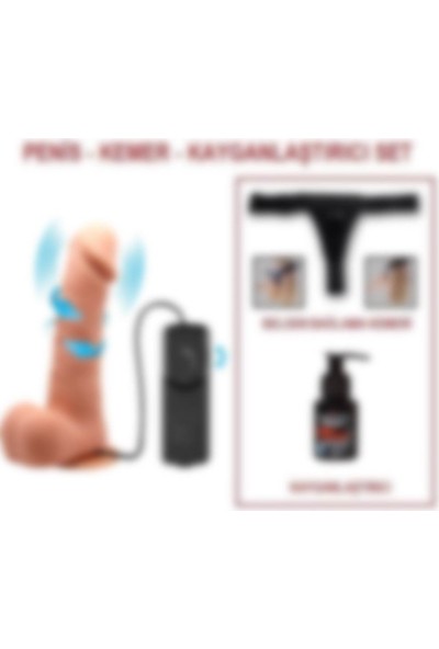 Lilitu Shop 20 cm Kumandalı Belden Bağlamalı 360° Oynar Başlı Titreşimli Vibratör Realistik Penis Dildo Lilitu Shop 20 cm Kumandalı Belden Bağlamalı 360° Oynar Başlı Titreşimli Vibratör Realistik Penis Dildo