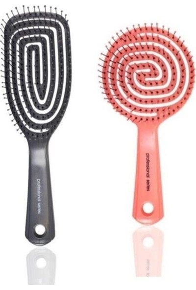 Nascita Pro Üç Boyutlu Saç Fırçası + Pro Oval Saç Fırçası Nascita Pro Üç Boyutlu Saç Fırçası + Pro Oval Saç Fırçası