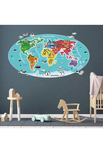 Tugibu Çocuk Odası Duvar Sticker - WS132 Tugibu Çocuk Odası Duvar Sticker - WS132