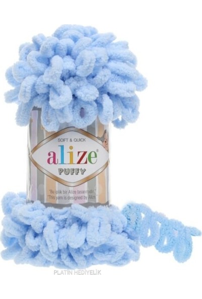 Alize ( 5 Adet ) Puffy 183 Mavi El Örgü Iplikleri Panduf Battaniye Ipi Atkı Hırka Paspas Ipliği Alize ( 5 Adet ) Puffy 183 Mavi El Örgü Iplikleri Panduf Battaniye Ipi Atkı Hırka Paspas Ipliği