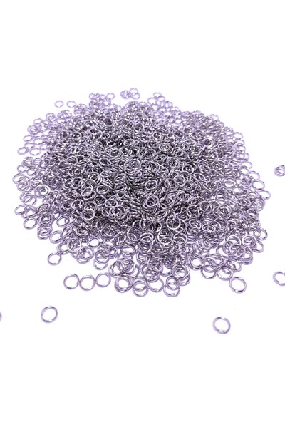 Platin Hediyelik (100 Gr) 5 mm Küçük Metal Gümüş Renk Takı Halkası Malzemesi Küpe Kolye Bileklik Klipsi Kancası 5mm Platin Hediyelik (100 Gr) 5 mm Küçük Metal Gümüş Renk Takı Halkası Malzemesi Küpe Kolye Bileklik Klipsi Kancası 5mm