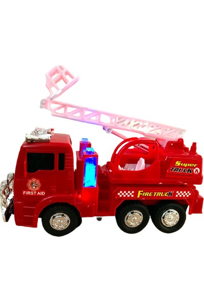 Kardelen Pilli Sesli Işıklı Oyuncak Itfaiye Aracı