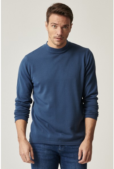 AC&Co / Altınyıldız Classics Standart Fit Yarım Balıkçı Yaka Triko Kazak