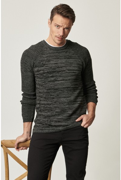 AC&Co / Altınyıldız Classics Standart Fit Bisiklet Yaka Triko Kazak